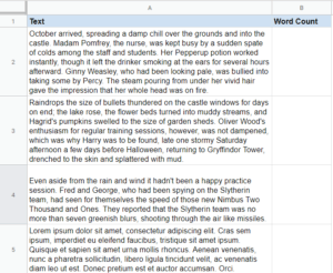 How to Get the Word Count in Google Sheets (Easy Formula)