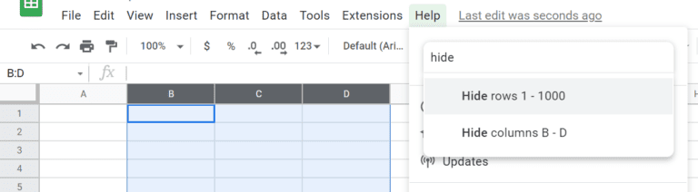 How To Hide Columns in Google Sheets, Rows Too! (Easy Guide)
