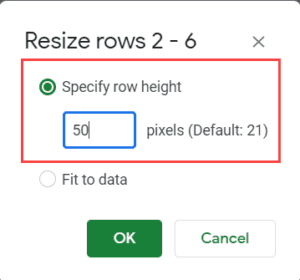 How To Change the Google Sheets Row Height (2025 Guide) |SSP