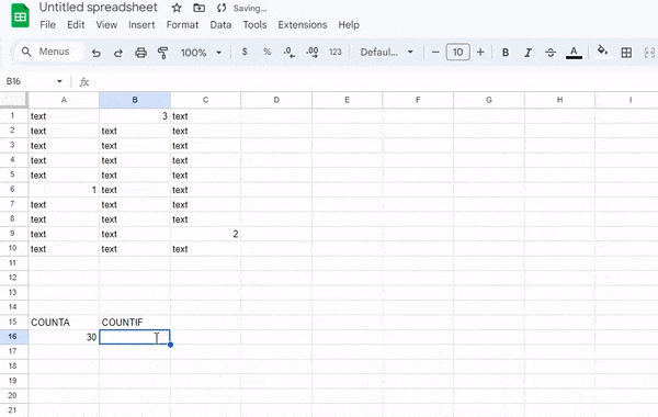 Count Cells with Text in Google Sheets [3 Easy Ways]
