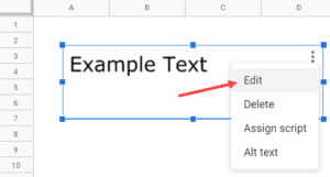 How to Insert Text Box in Google Sheets - Spreadsheet Point