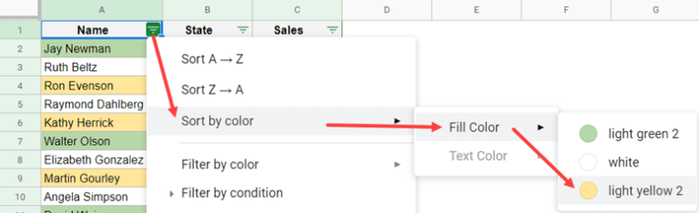How to Sort by Color in Google Sheets (Easy Step-by-Step)