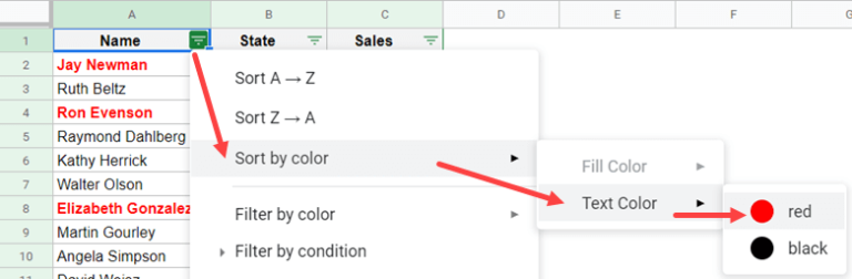 How to Sort by Color in Google Sheets (Easy Step-by-Step)