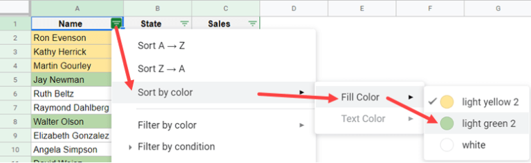 How to Sort by Color in Google Sheets (Easy Step-by-Step)