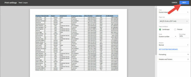 How to Print Selected Cells in Google Sheets (Step-by-Step ...