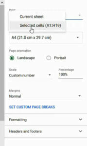 How to Print Selected Cells in Google Sheets (Step-by-Step ...