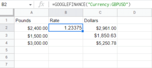 Google Sheets Currency Conversion: The Easy Method