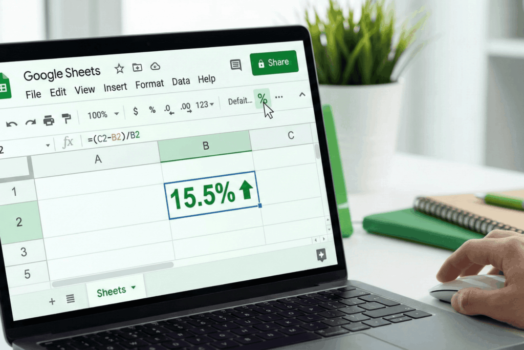 Google Sheets Percentage Formula (5+ Easy Examples)