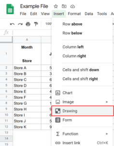 How Insert Diagonal Line in Cell in Google Sheets | Split Cells Diagonally - Spreadsheet Point