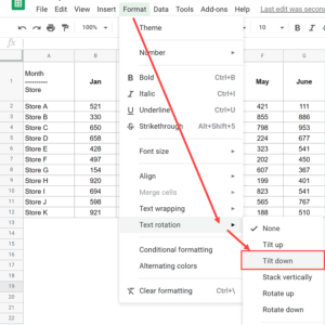 How to Add a Diagonal Line in Google Sheets (3 Easy Methods)