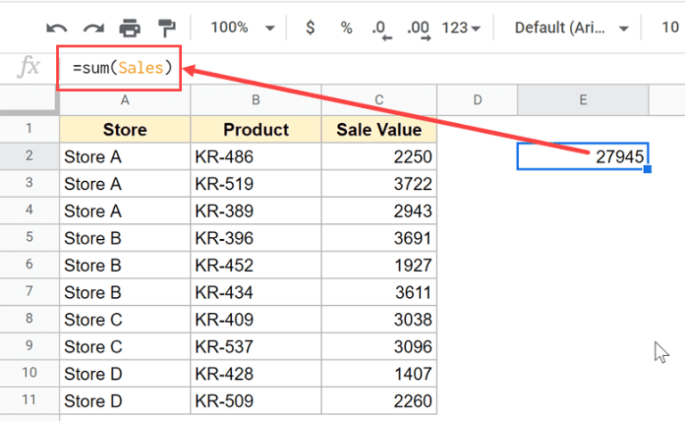How to Rename Columns in Google Sheets (2 Methods) - Spreadsheet Point