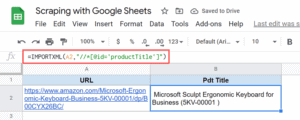 Google Sheets Web Scraping - Simple Guide for