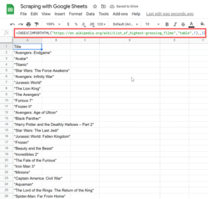 Google Sheets Web Scraping - Simple Guide for