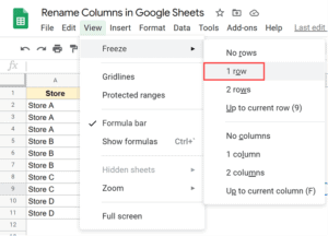 How to Rename Columns in Google Sheets (2 Methods) - Spreadsheet Point