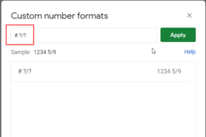 Convert Decimals to Fractions in Google Sheets (2 Easy Ways)