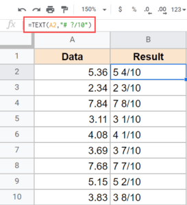 Convert Decimals to Fractions in Google Sheets (2 Easy Ways)