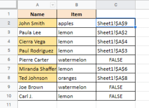 How to Compare Two Sheets in Google Sheets
