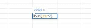 How To Square In Google Sheets - 4 Simple Ways