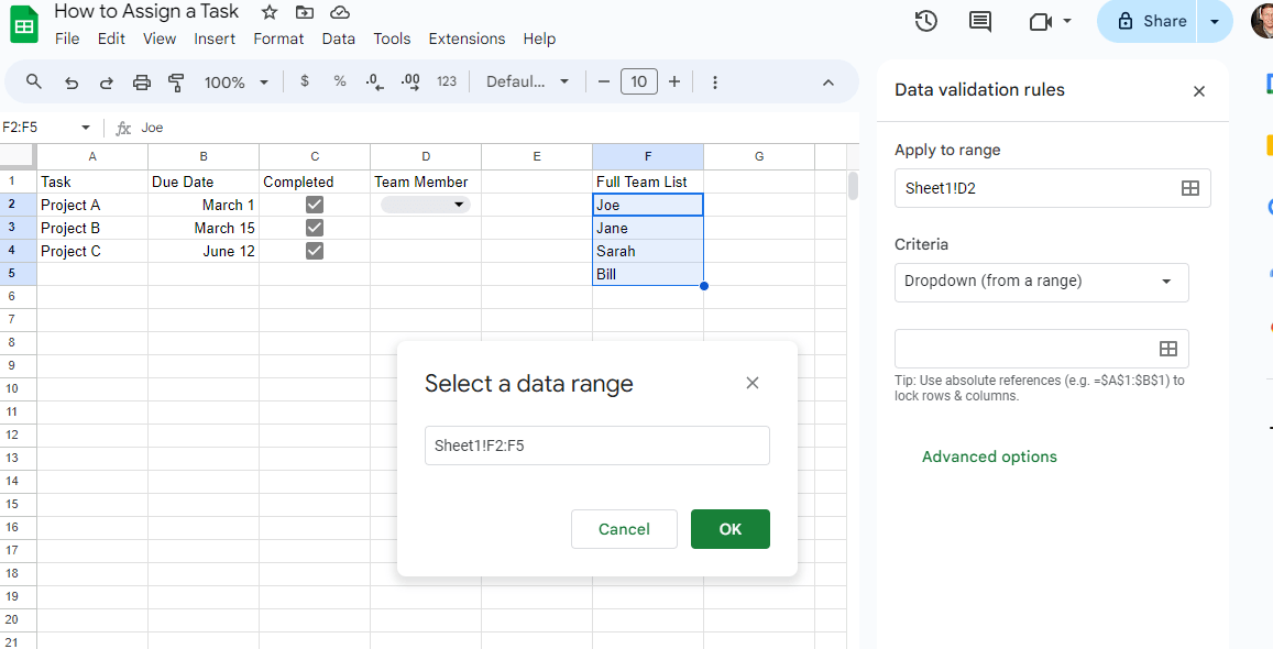 How to Assign a Task in Google Sheets [Easy Guide]