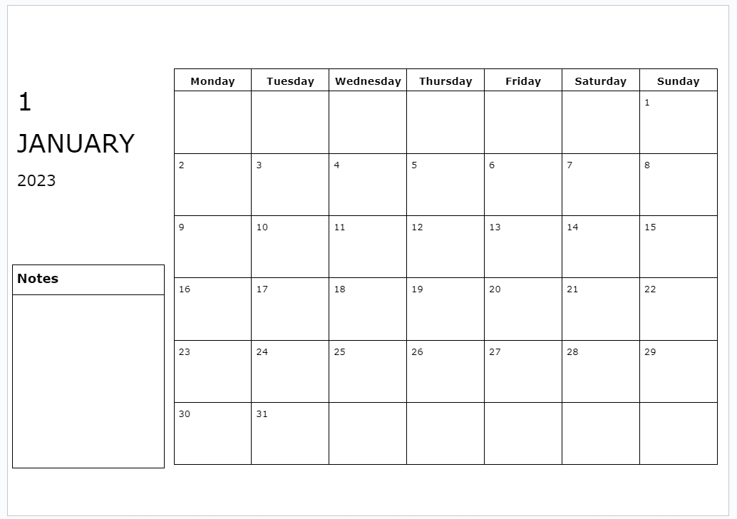 2024 Monthly Calendar Template Google Docs Google Docs Jobey Elianora