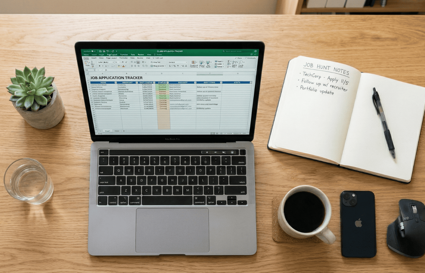 Free Job Tracker Spreadsheet (Google Sheets & Excel)