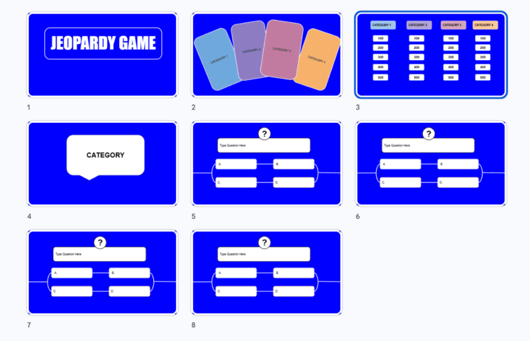 Free Jeopardy Template For Google Slides (3 Versions)