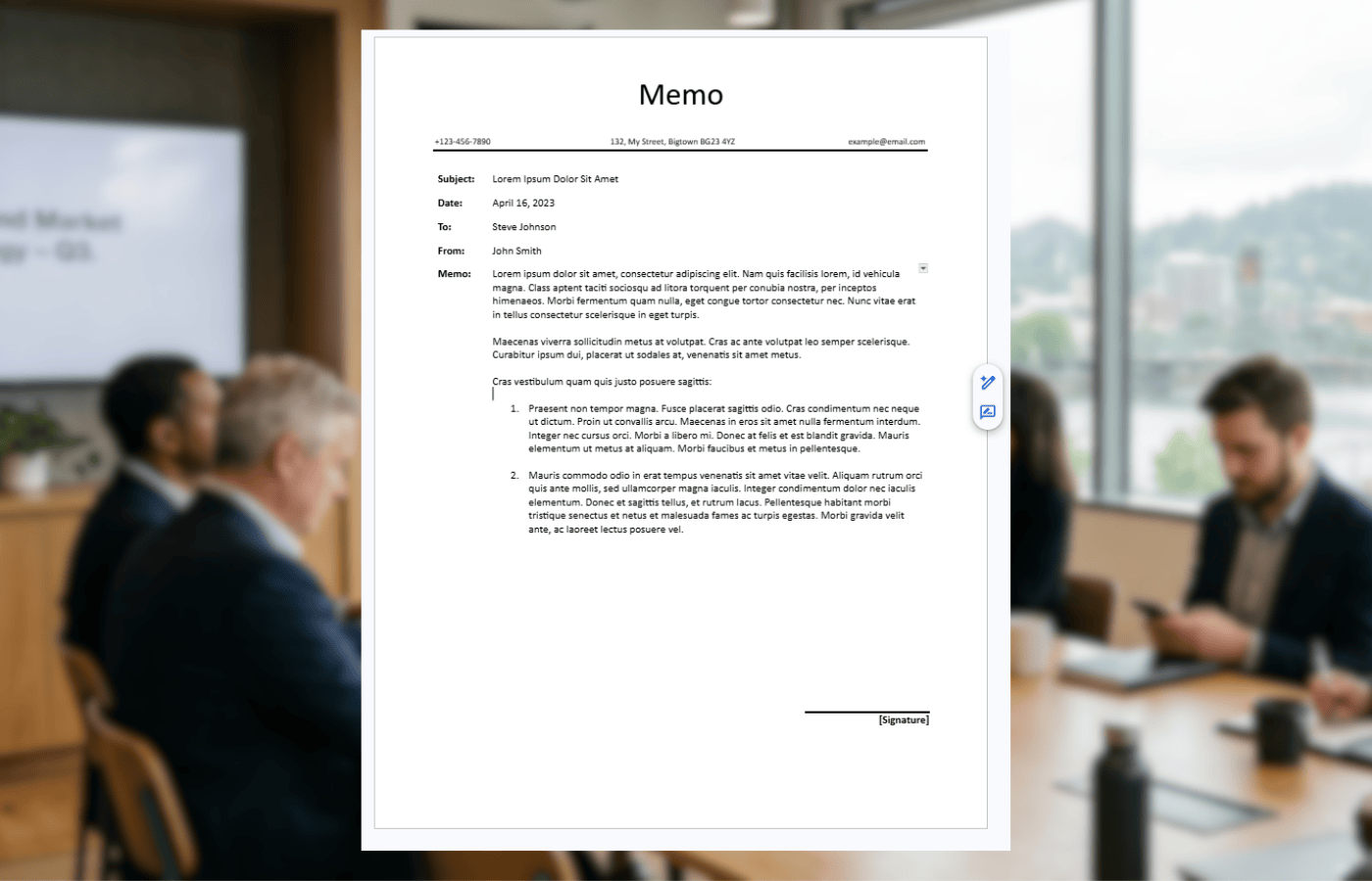 Free Memo Template for Google Docs (3 Types, Instant Copy)
