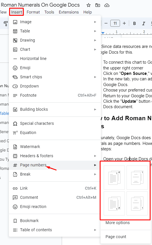 How To Do Roman Numerals On Google Docs Quick Guide SSP