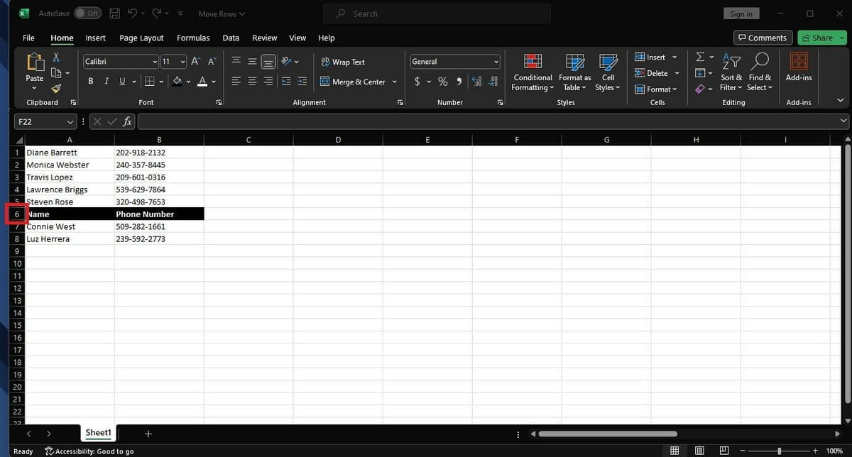 How To Move Rows In Excel 3 Simple Methods Spreadsheet Point