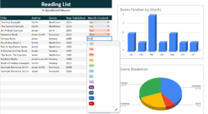 Free Reading List Spreadsheet - Spreadsheet Point
