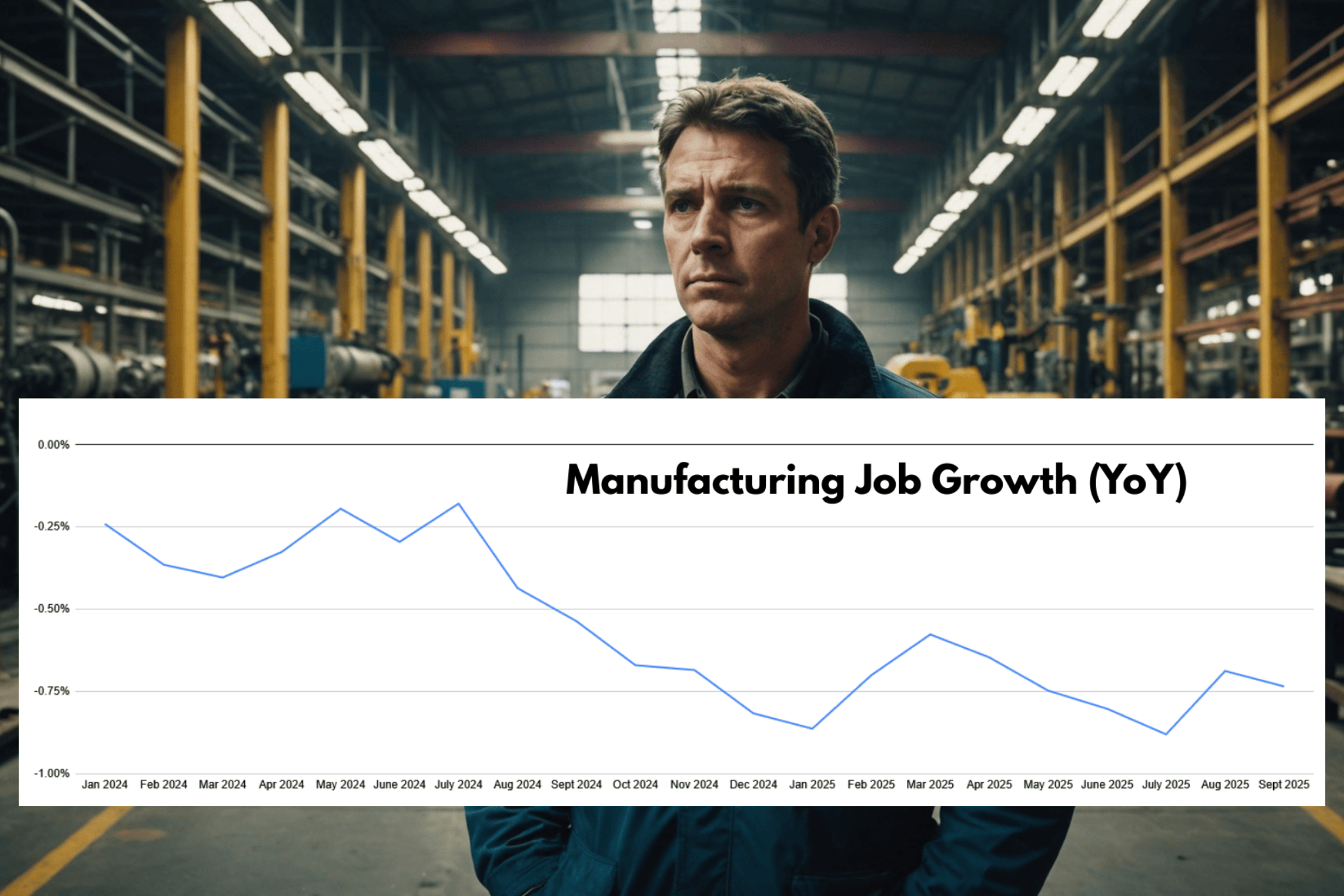 New BLS data confirms a two-year slide in U.S. factory jobs