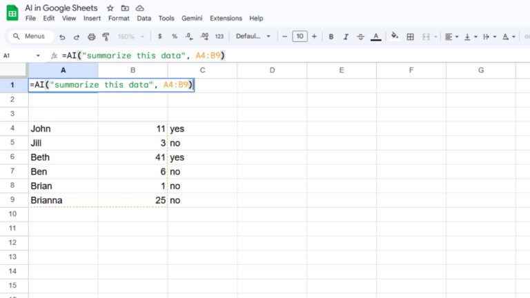 How to Use the Gemini Sidebar in Google Sheets the Right Way